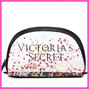 Victoria's Secret | Bags | New Victorias Secret Clear Sparkle Makeup ...